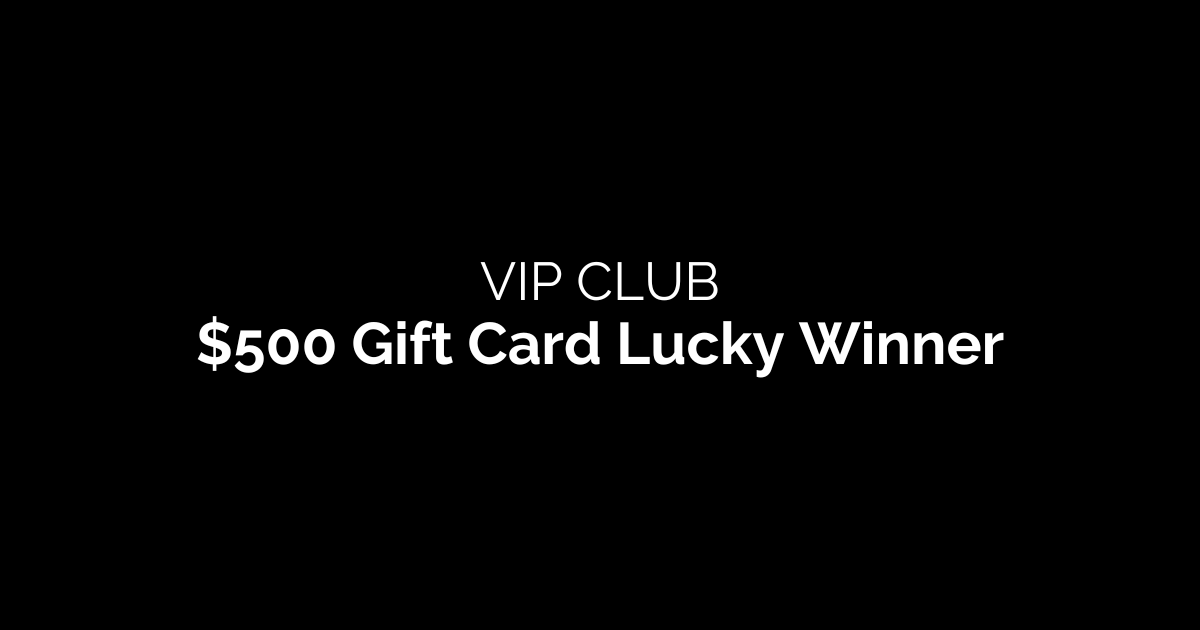 Announcement of the VIP CLUB's Lucky Winner – Atowak